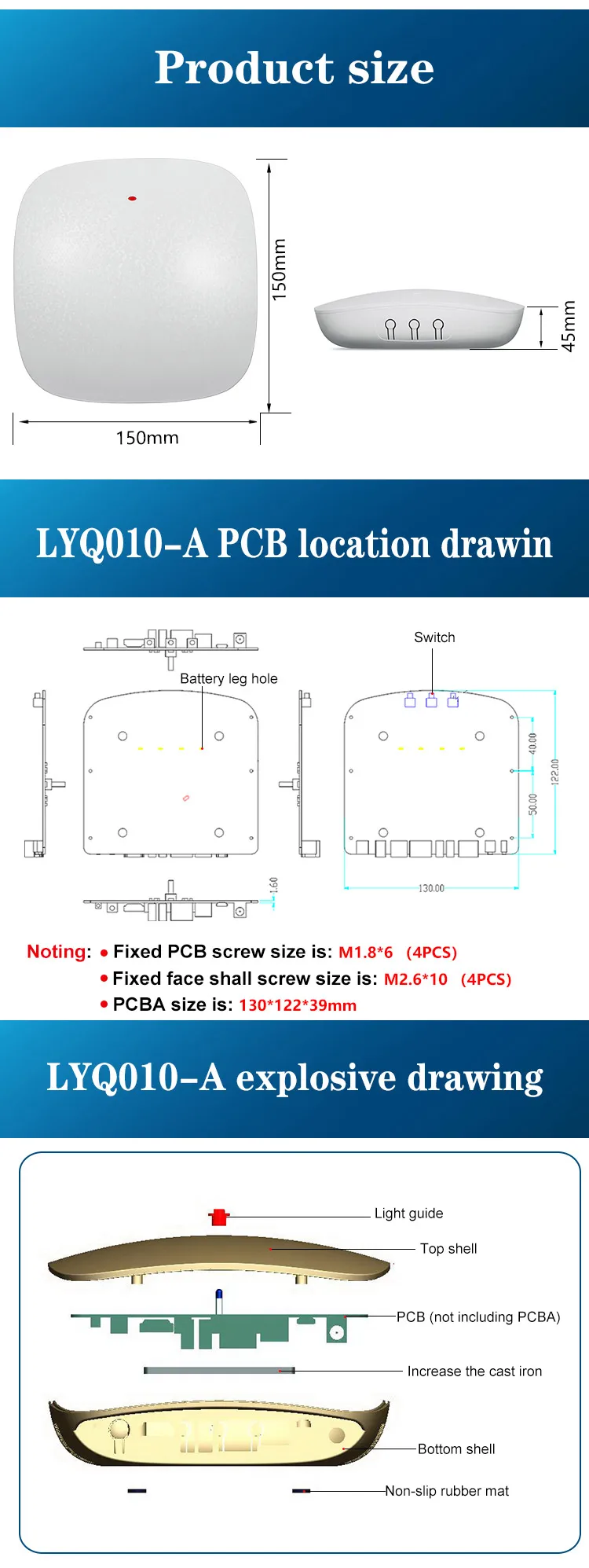 Factory Supply Iot Plastic Shell Products Pcba Enclosuretv Box Plastic ...