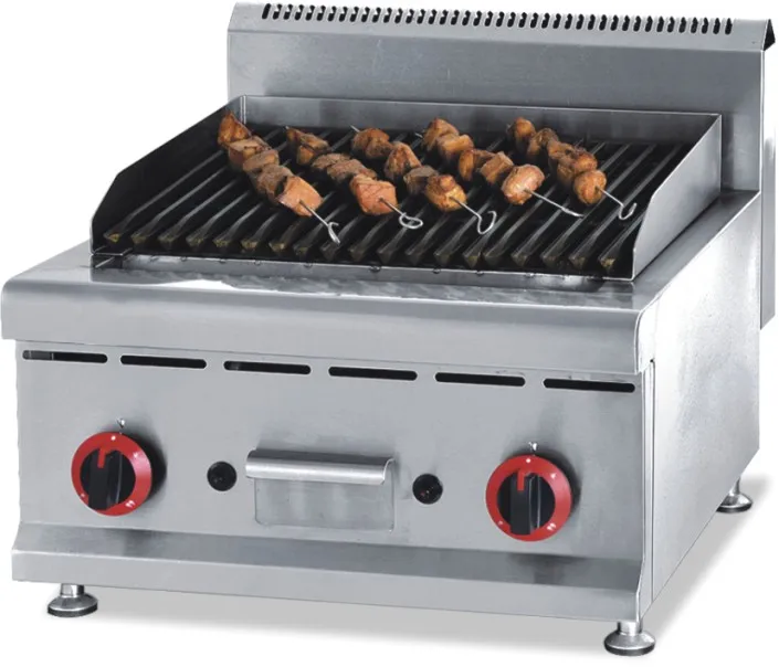 Kitchen Equipment Commercial Gas Stove With 2 Burners Countertop Cooker ...