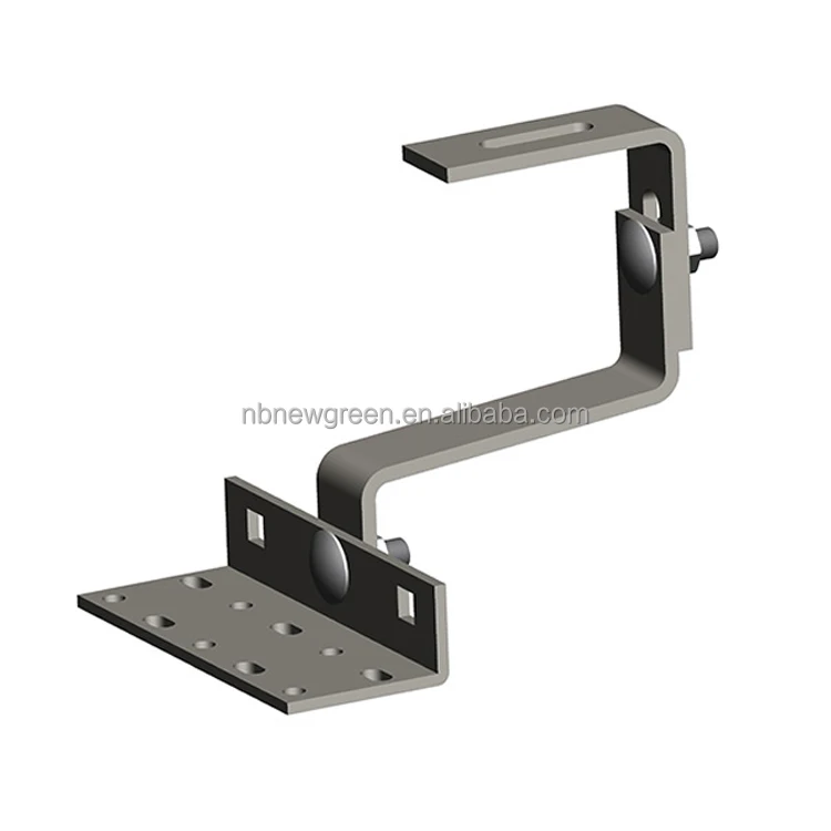Custom Sus 304 Stainless Steel Solar Panel Aluminum Mounting Brackets ...