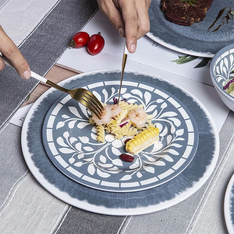 Melamine Unbreakable Luxury Dinnerware Sets for Everyday Use