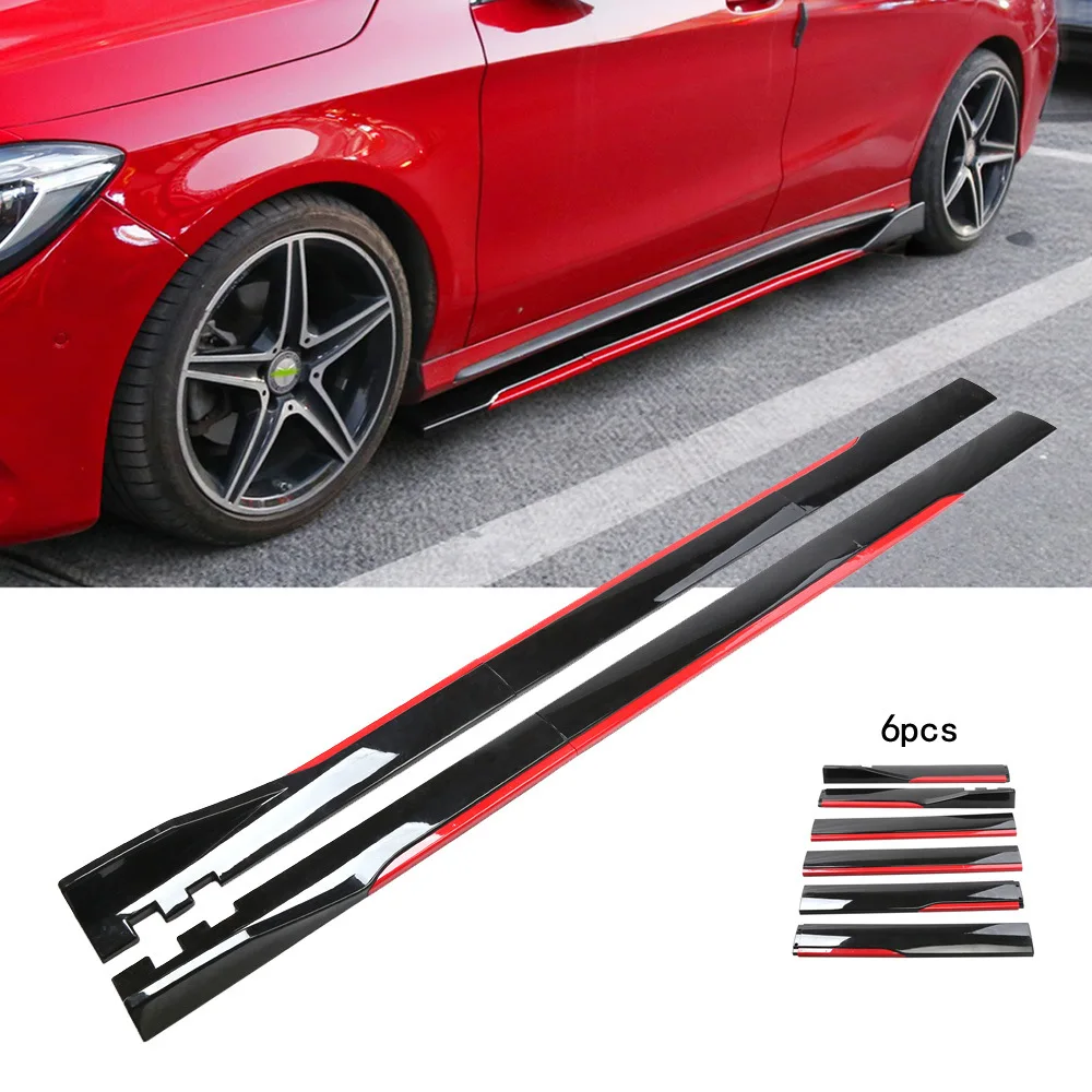 Universal Car Side Skirt Kit - Enhance Your Vehicle's Style
