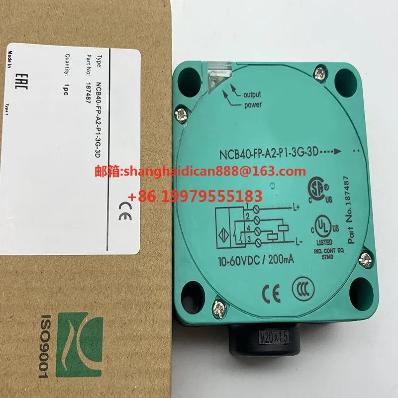Brand New sensor NCB40-FP-A2-P1 NCB40-FP-A2-T-P1-V1 proximity switch ...