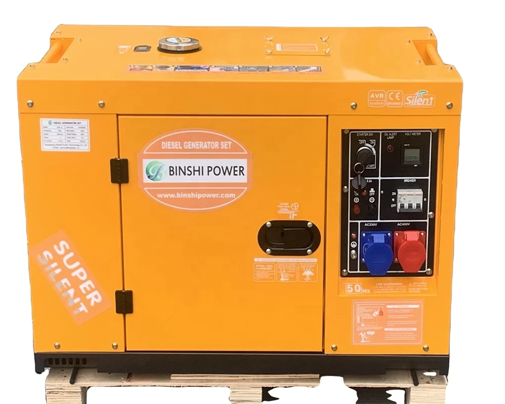 Silent Portable 5kw 6kw 8kw 9kw 10kw Single Phase Diesel Generator Inverter - Buy Generator ...