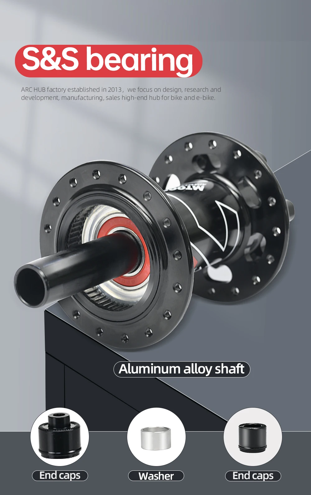 Mt-009fa/ra 32 Holes Mtb Bicycle Hub 6 Claws 3 Teeth 114 Ring Boost ...