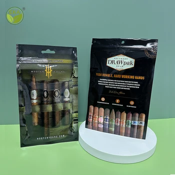 Custom Tobacco Cigars Bag Child Resistant Ziplock Tobacco Bag Pouch ...