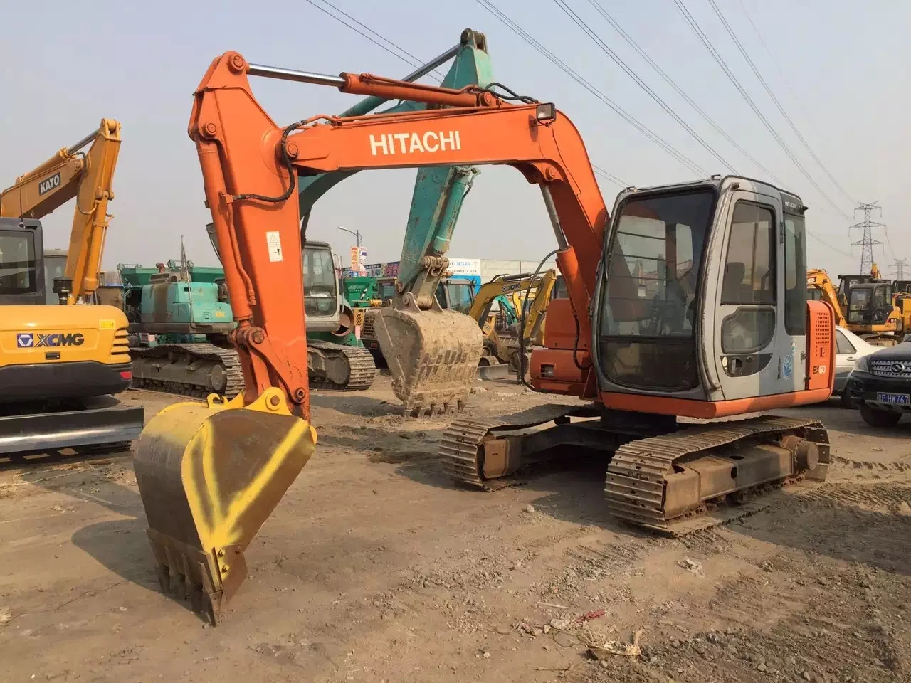 Japan Made Second Hand Used Hitachi Ex60-5 Crawler Excavator Used Mini ...
