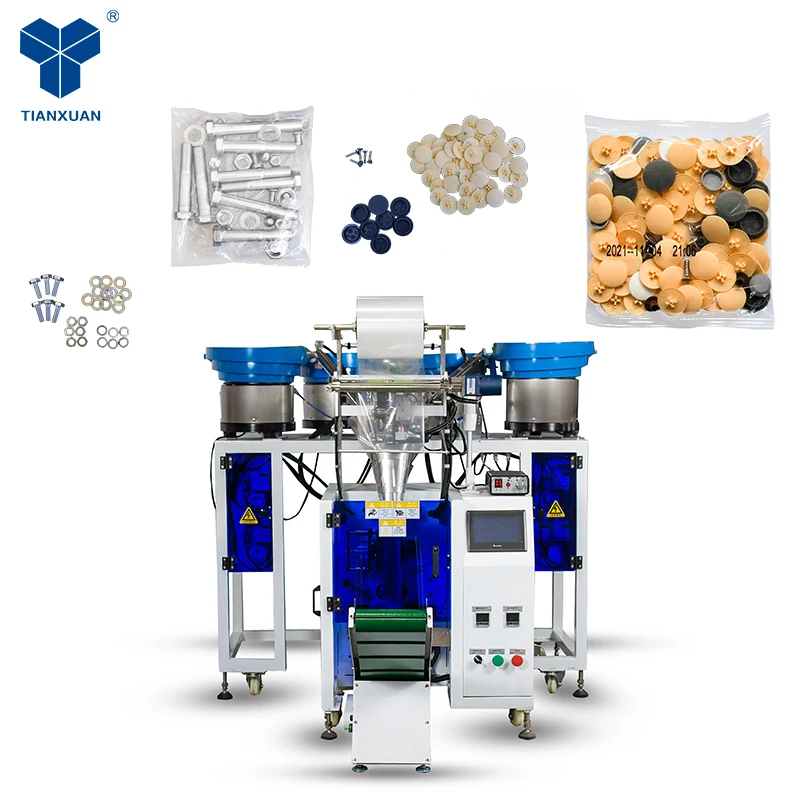 Screw Type Automatic Counting Packaging Machine Multi-vibrating Bowls ...
