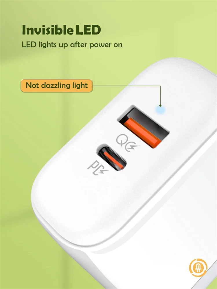 LDNIO 45W PD QC3.0 Dual USB Charger - Fast & Safe Charging