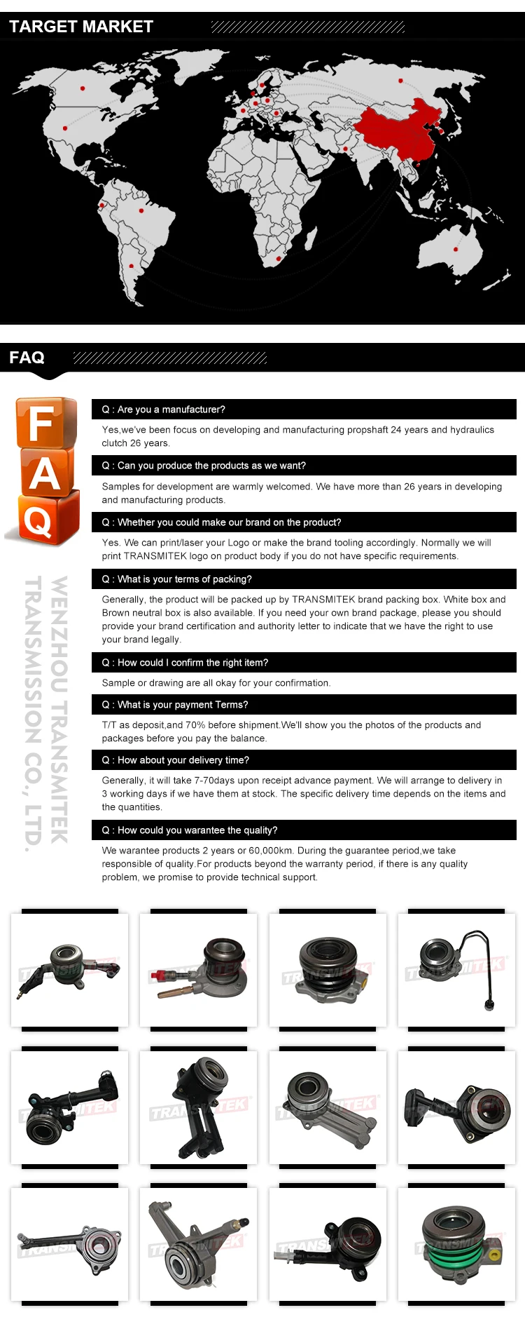 Transmitek Csc010a Mazda Clutch Release Bearing With Slave Cylinder ...