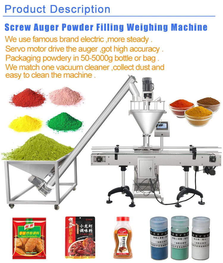 Automatic Filling 500g 1kg 2kg 5kg Flour Milk Coffee Spice Powder Small ...