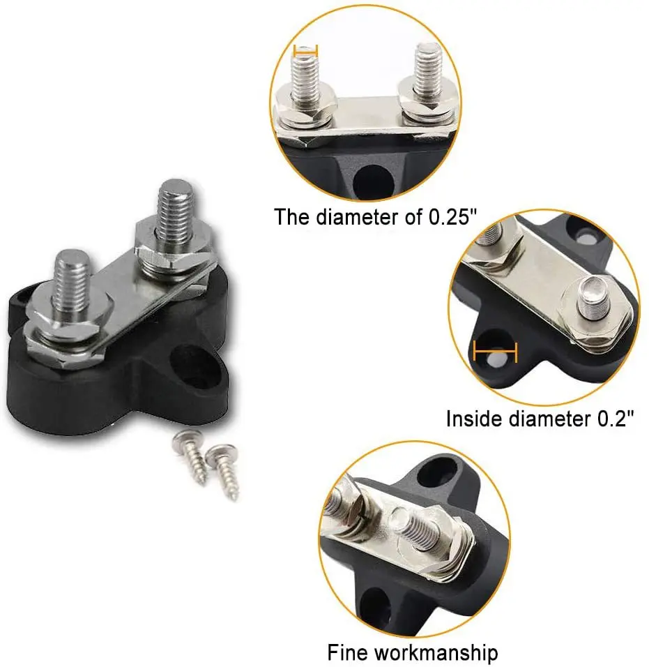M8 Dual Duty Bus Bar - Heavy Duty Lithium Battery Connector