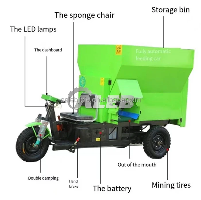 Electric Feeding Cart - Efficient Silage Spreading