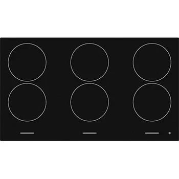 Built-in 6 Burner Induction Hob Electric Induction Cooker Germany Glass ...