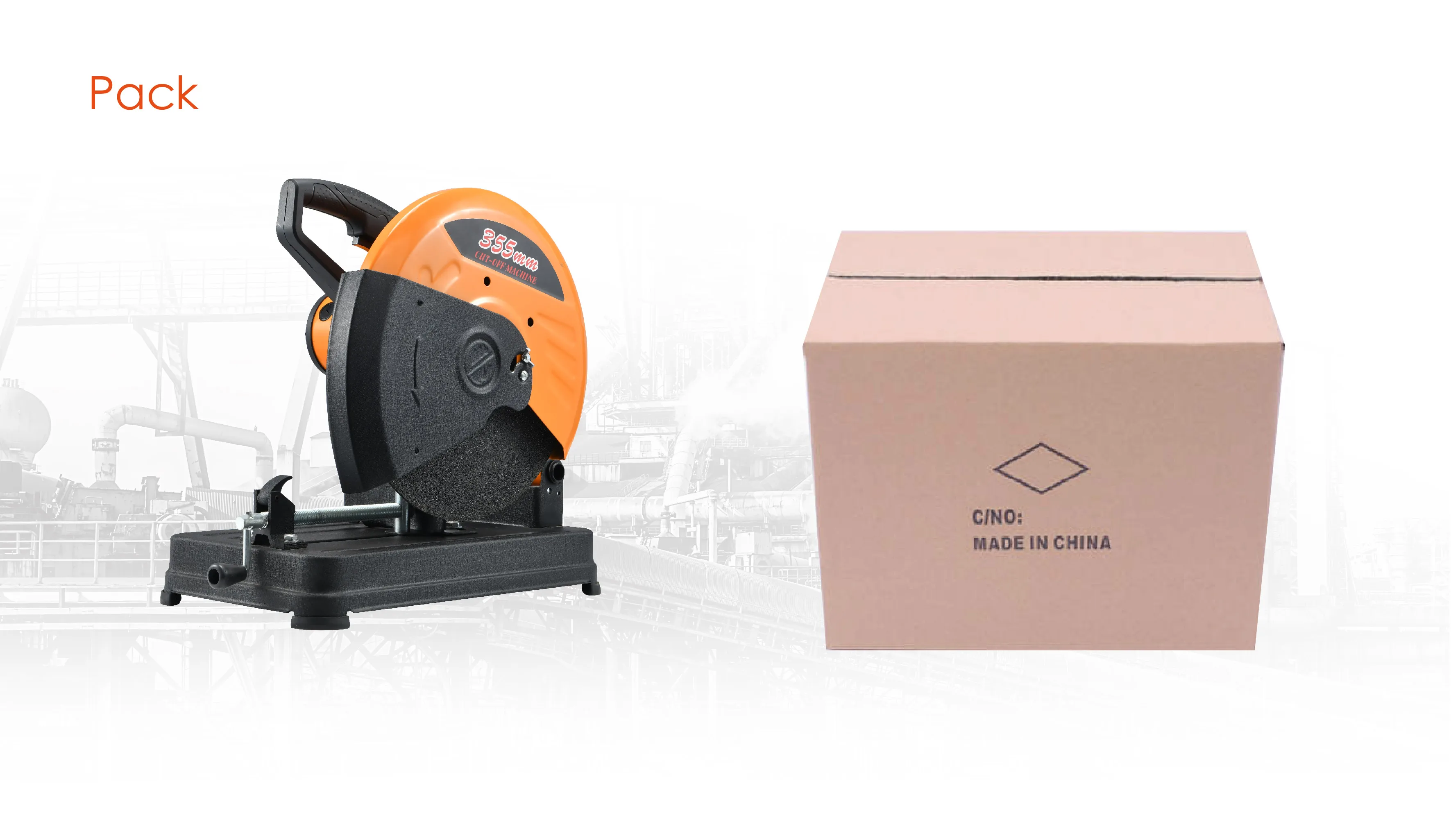 2400w Steel Cut Off Machine Metal Stainless Cutting Saw 355mm Abrasive ...