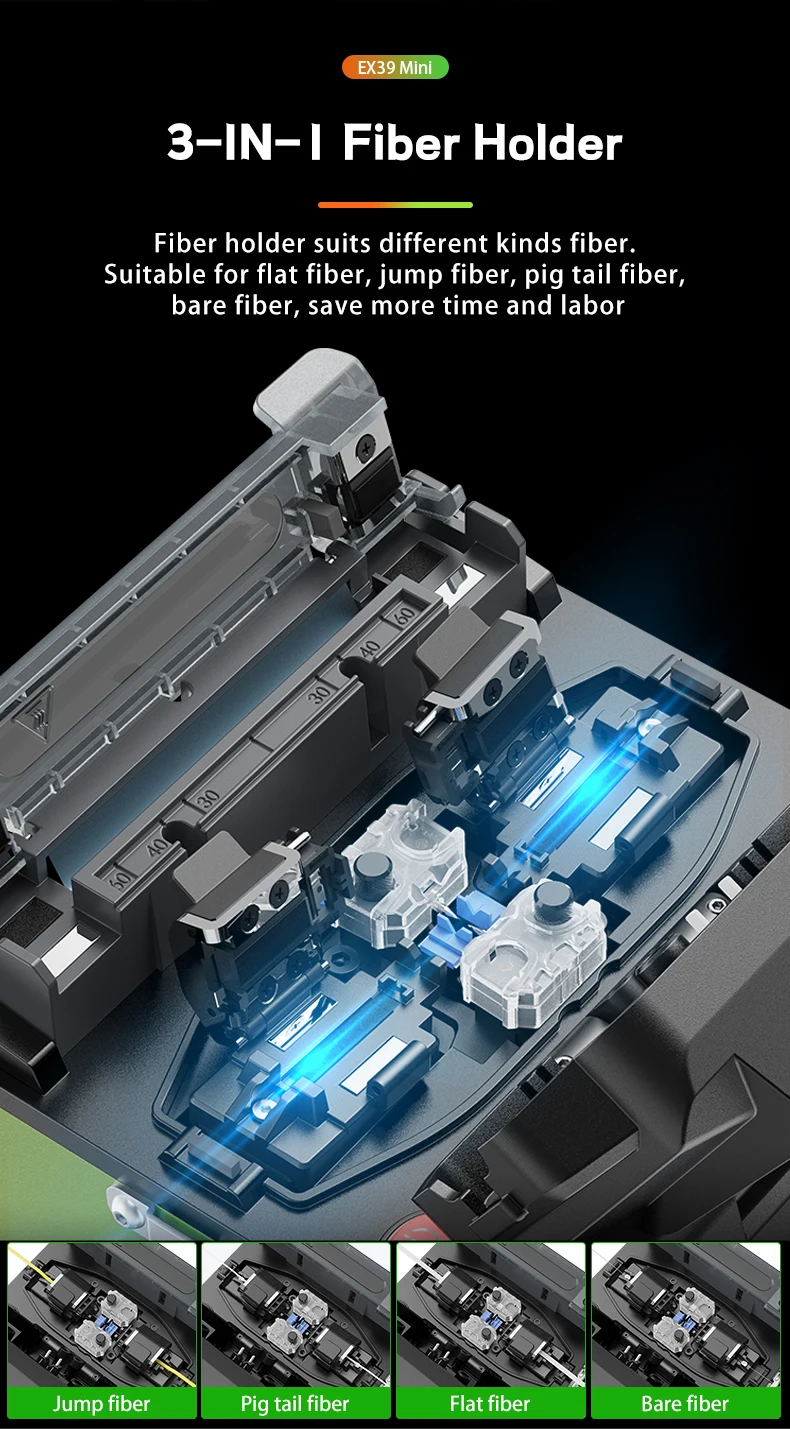 Light Weight Mini Fiber Optic Fusion Splicer Ftth Fibre Splicing ...