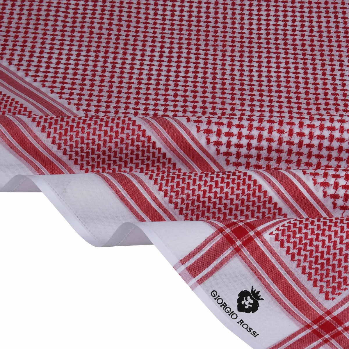 Muslim Men Red Arab Yemeni Large Scarf Shemagh Designs Cotton Yemeni ...