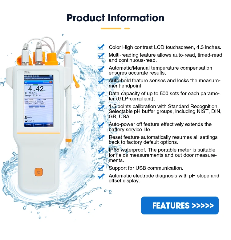 High Quality Waste Water Supmea Ph Sensor For Sewage - Buy 0-14 Water ...