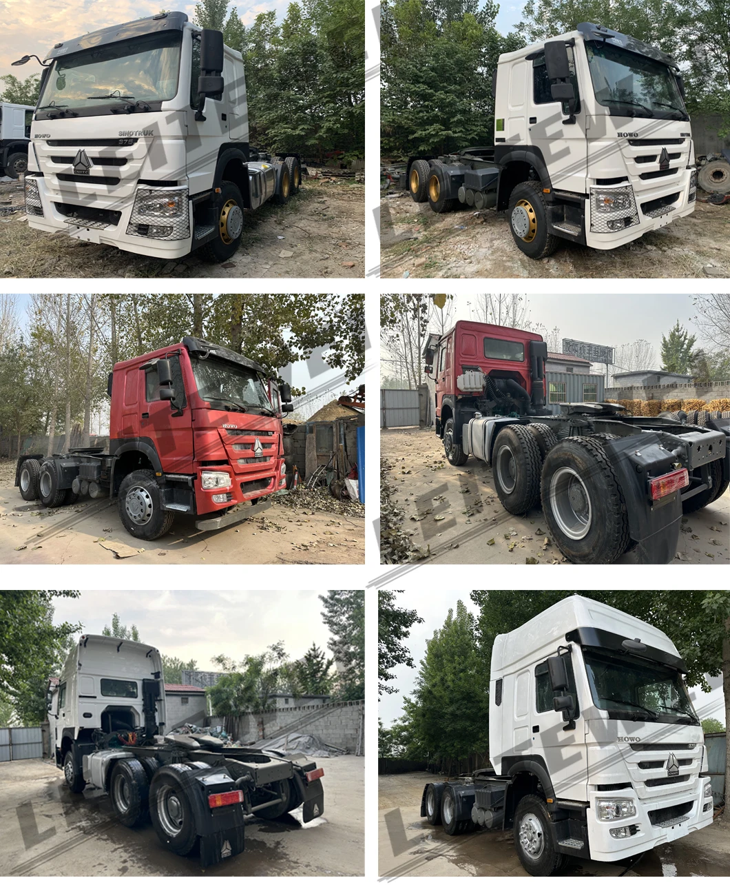 Used Sino Howo Right Hand Drive Tractor Head Truck 6X4 2020 Second Hand ...