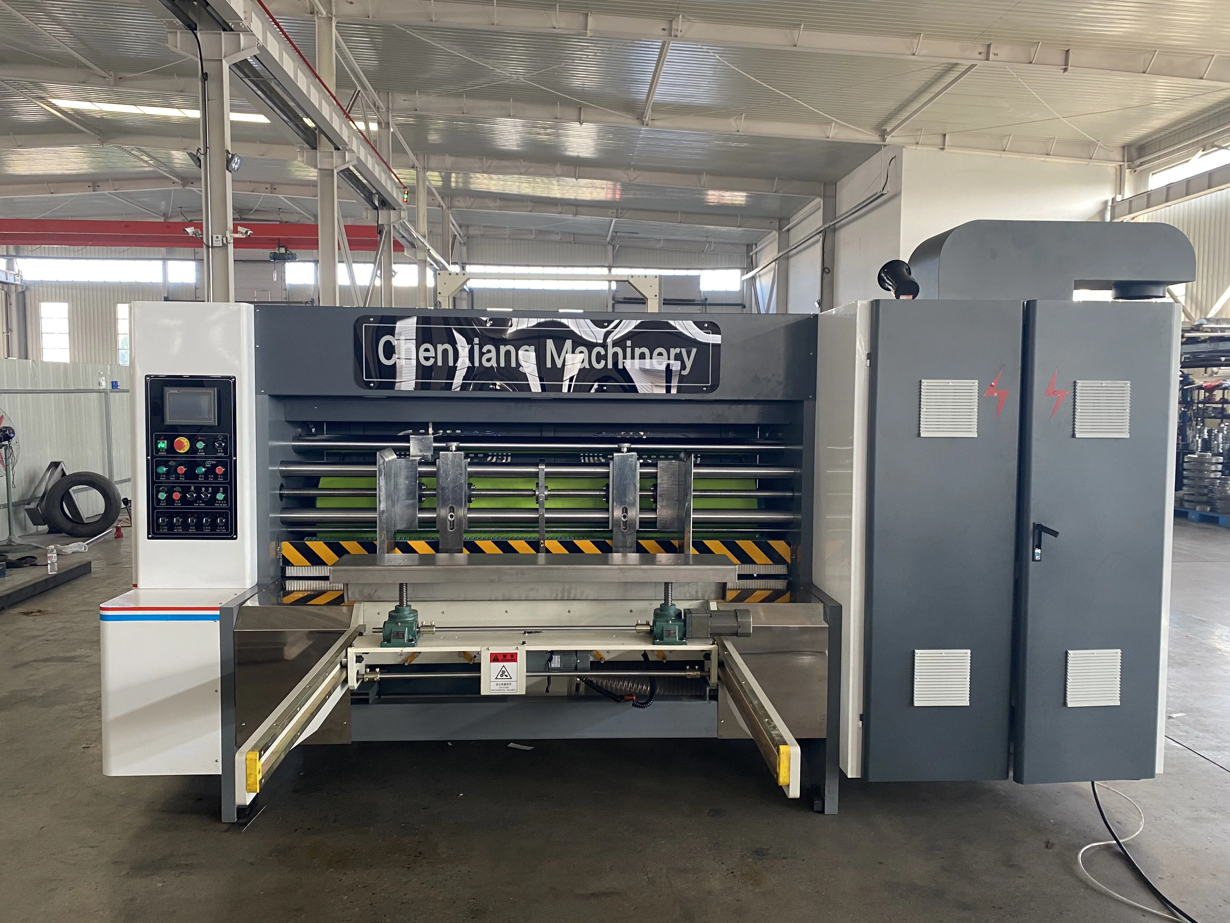 Chenxiang Automatic High Speed Corrugated Carton Paperboard Rotary Die ...