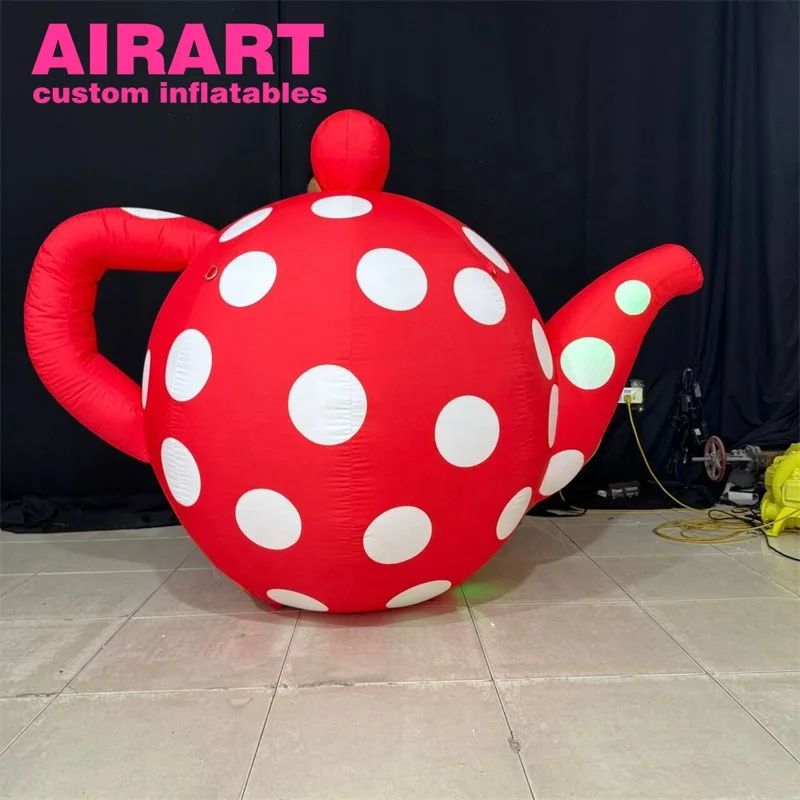 Cartoon Style Activity Decoration Inflatable Tea Pot,inflatable Red Tea ...