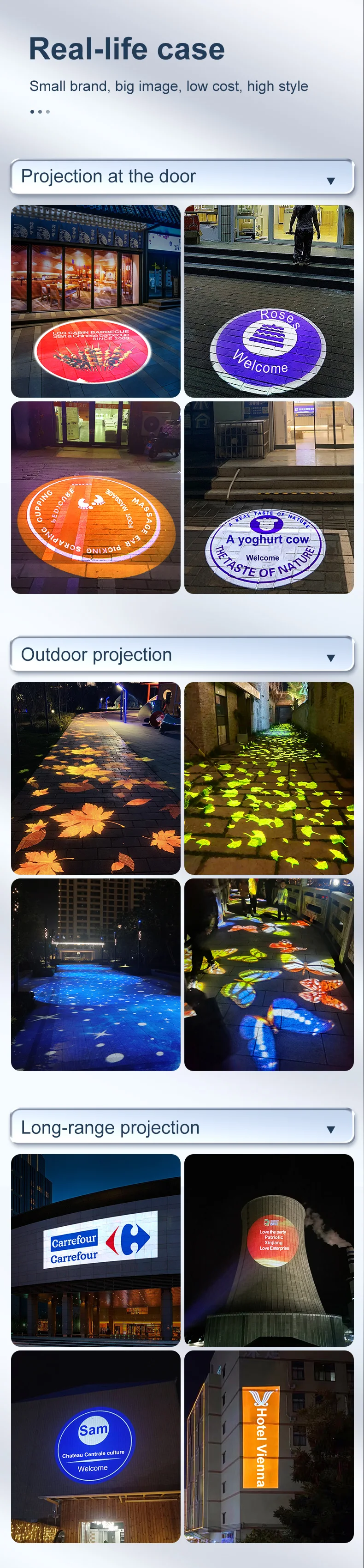 Custom Advertising Projection Lamp 25W - HD LED Logo