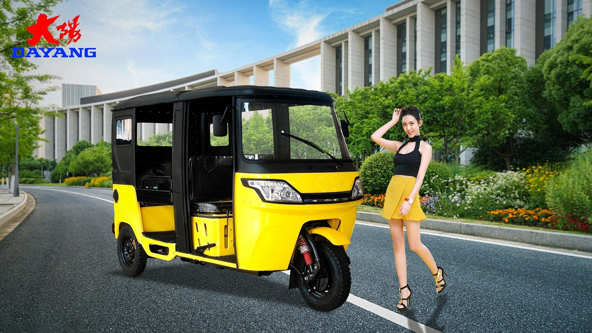 Chinese 3 Wheeler - 900kg Loading Capacity Gasoline 250cc