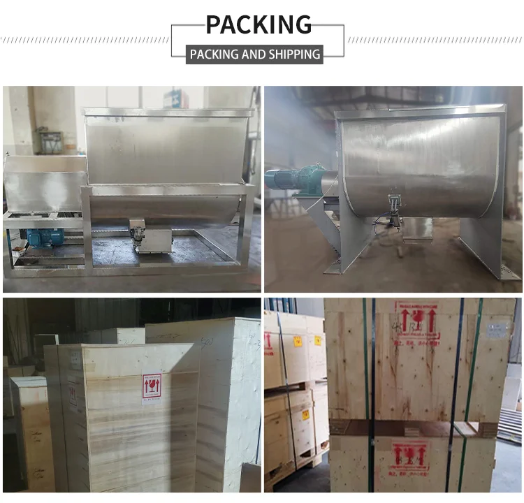 1000l Stainless Steel Food Flour Seasoning Powder Mixer Ribbon Mixer ...