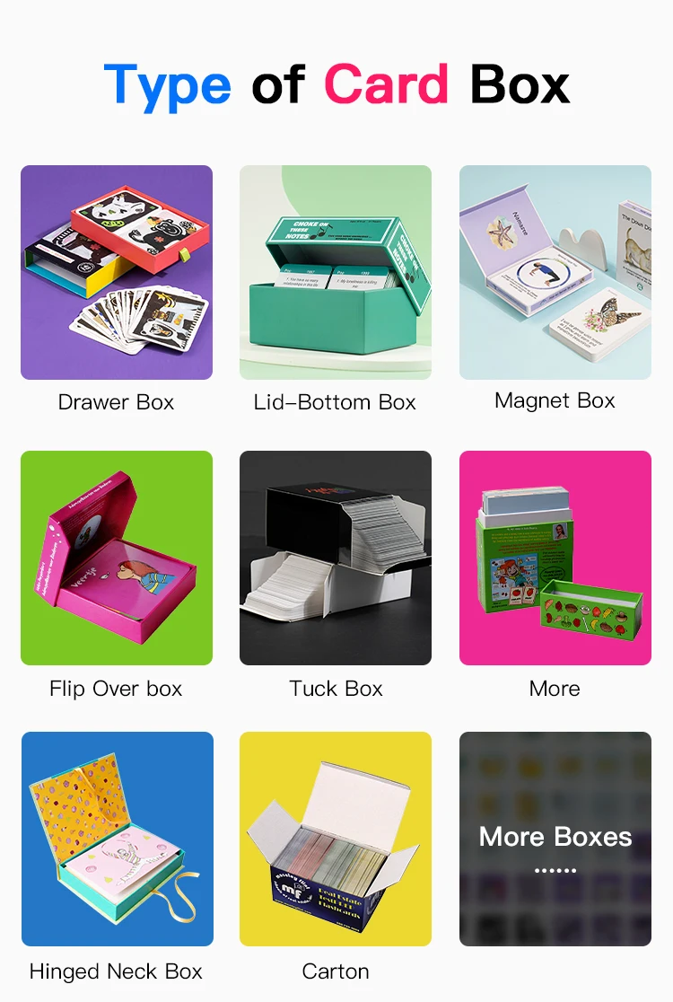 Printed Game Card Wholesale Full Color As Your Requirement Custom ...