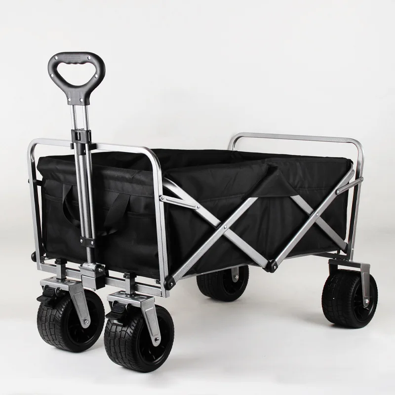 Outdoor Simple Folding Small Cart Trolley Folding Wagon For Camping ...