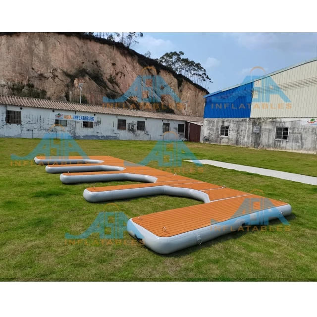 Rowing Boat Water Fun Island Inflatable Drop Stitch Jet Ski Floating ...