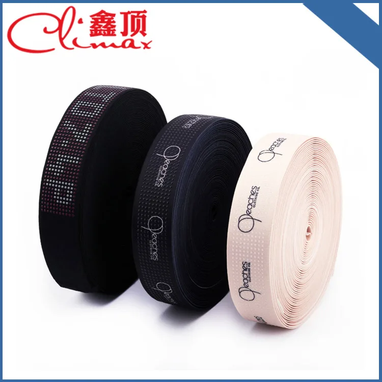 Factory Custom Hot Sale Silicone Coated Nylon Webbing Non Slip Elastic ...
