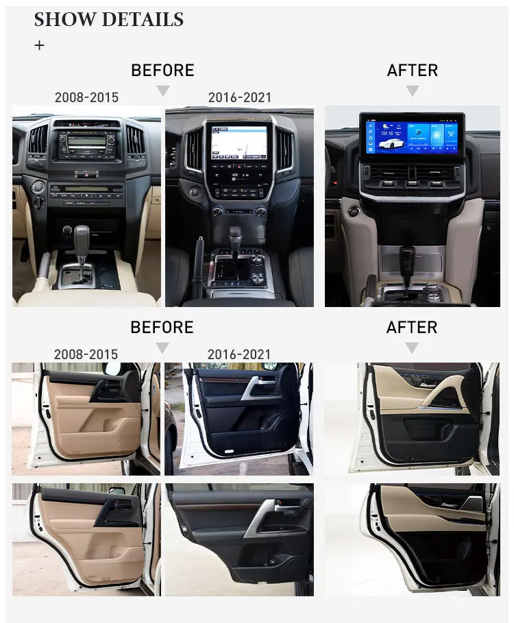 GBT Interior Upgrade Kit for Toyota Land Cruiser 200