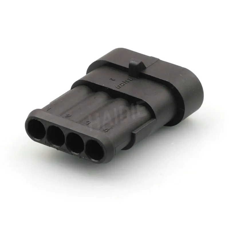 4 Pin Female Waterproof Plastic Cable Wiring Harness Car Electrical ...