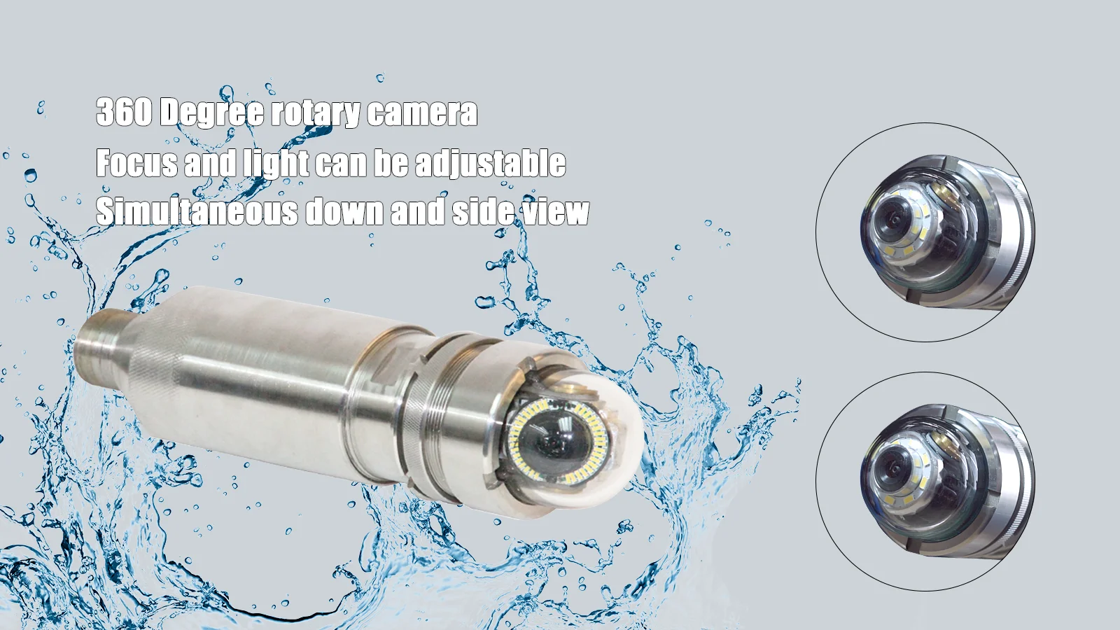 500M Borehole Inspection Camera Deep Underwater Camera Dual Camera for ...