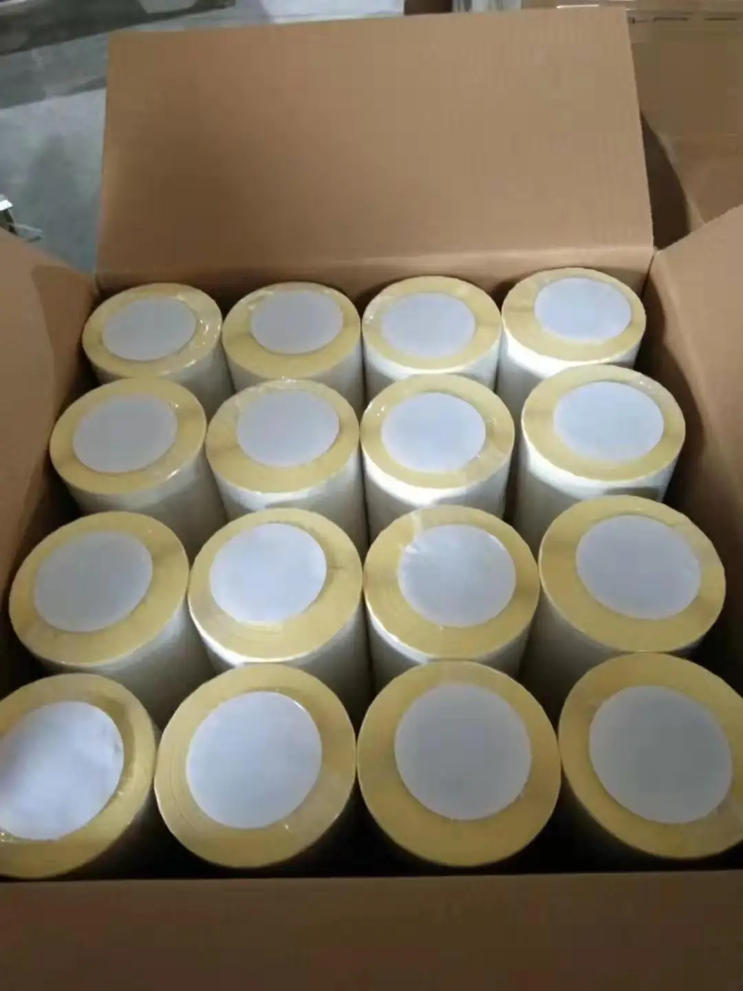 Self Adhesive Jumbo Roll Paper Label Custom Blank Or Printed 60x40 ...