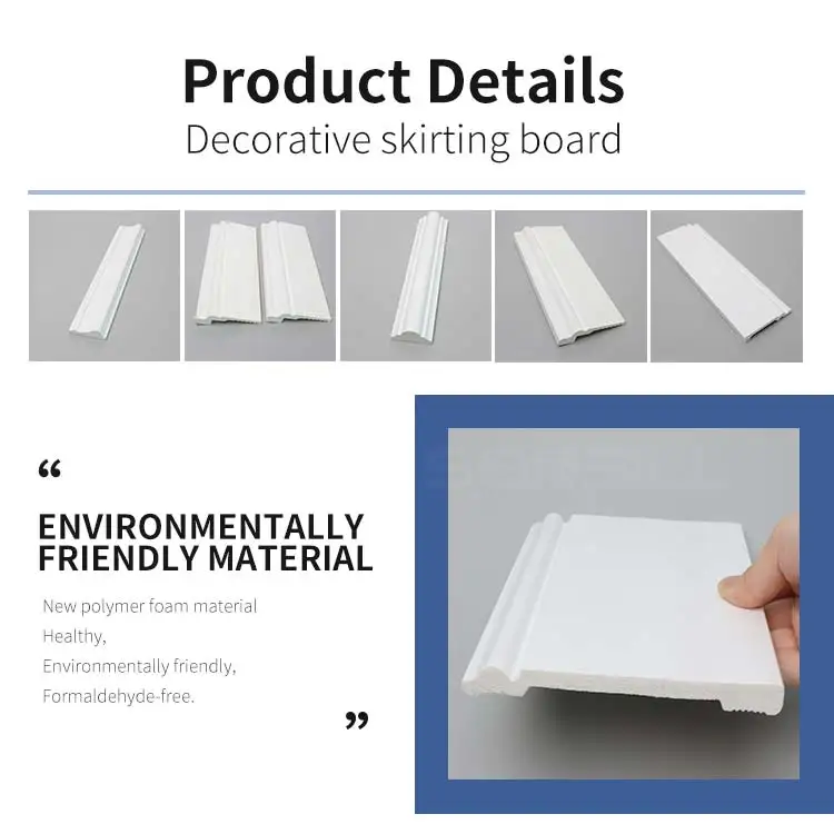 Ps Skirting Baseboard Skirting Polystyrene Skirting Board Waterproof ...