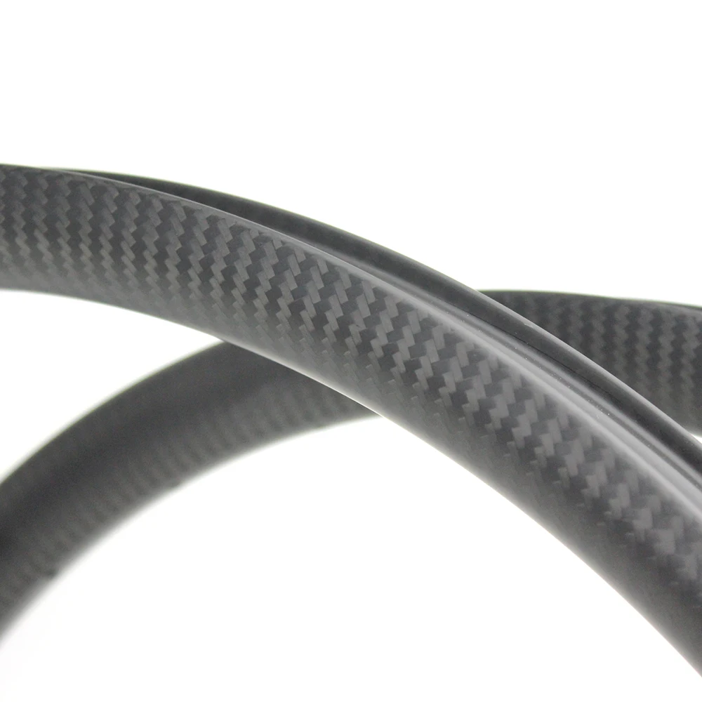 Popular 27mm Wide 23mm Deep Toray Carbon Road Bike Tubeless Rims Disc ...