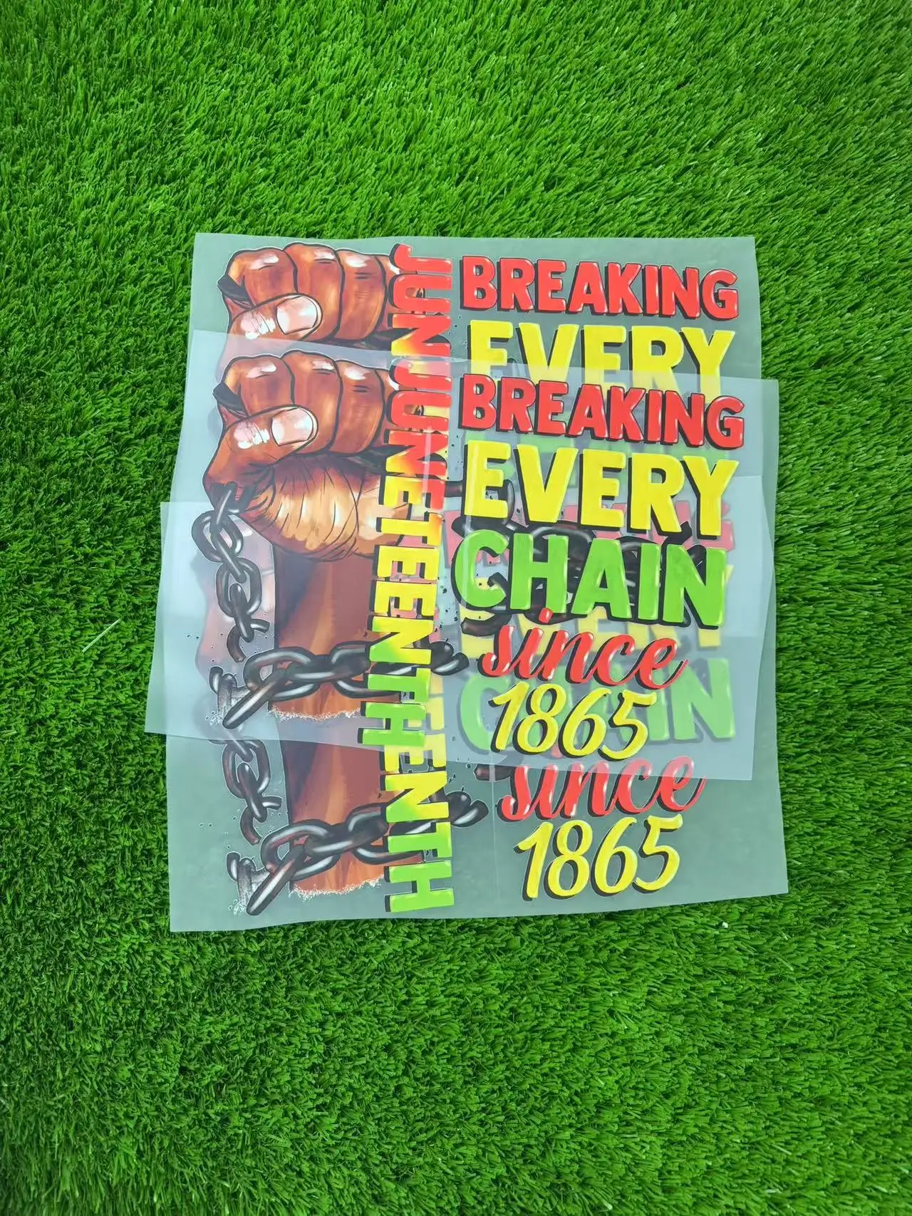 Huarui Blackhistory Month Heat Transfers - Durable & Versatile
