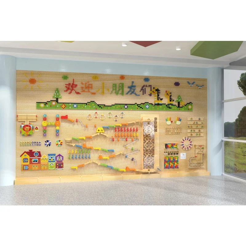 Diy Educational Learning Wall Game Interactive Wall Stem Busy Board ...