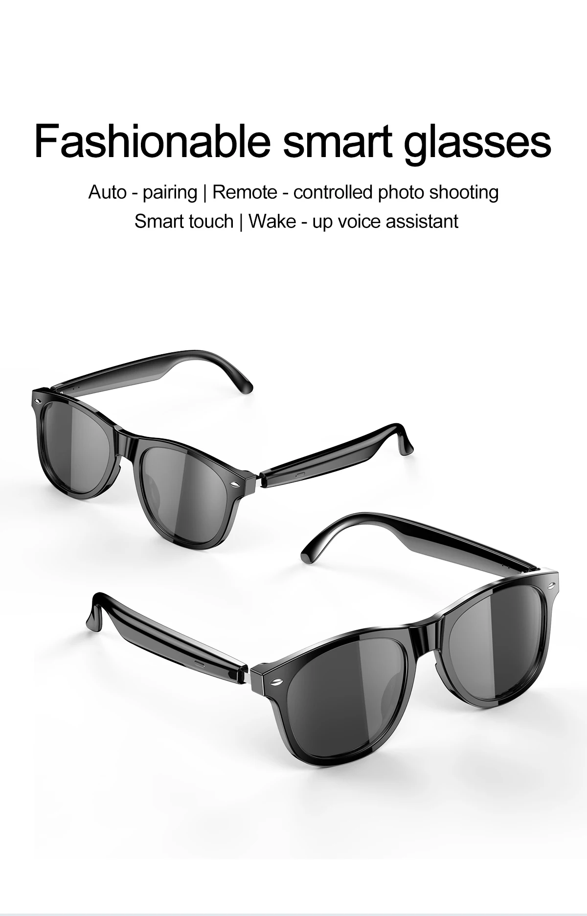 2025 Ai glasses f01 Smart BT Glasses Anti-UV Outdoor Sport Glasses ...