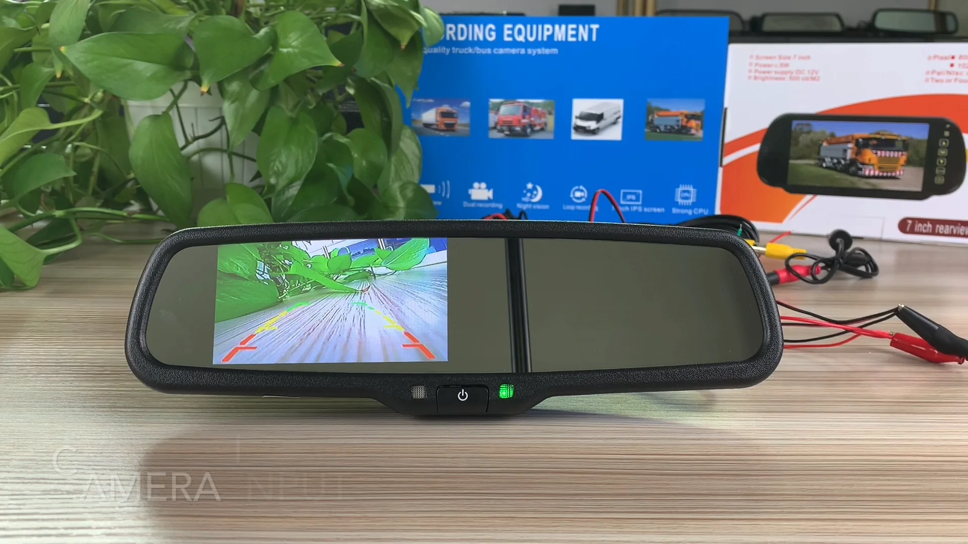 For Toyota Hiace Rearview Mirror With Bracket 4.3 Inch Monitor - Buy ...