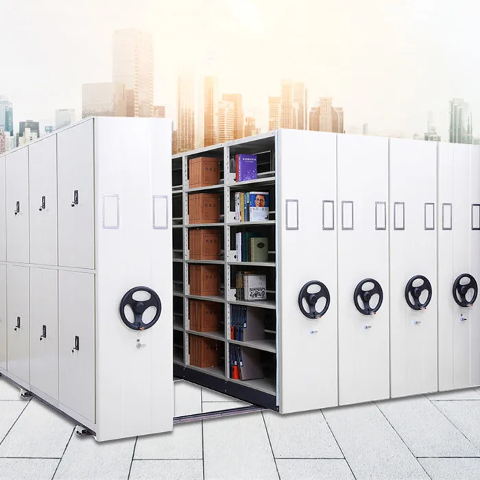 School Steel Compact Shelving Library Furniture Mobile Mass Book Shelf ...