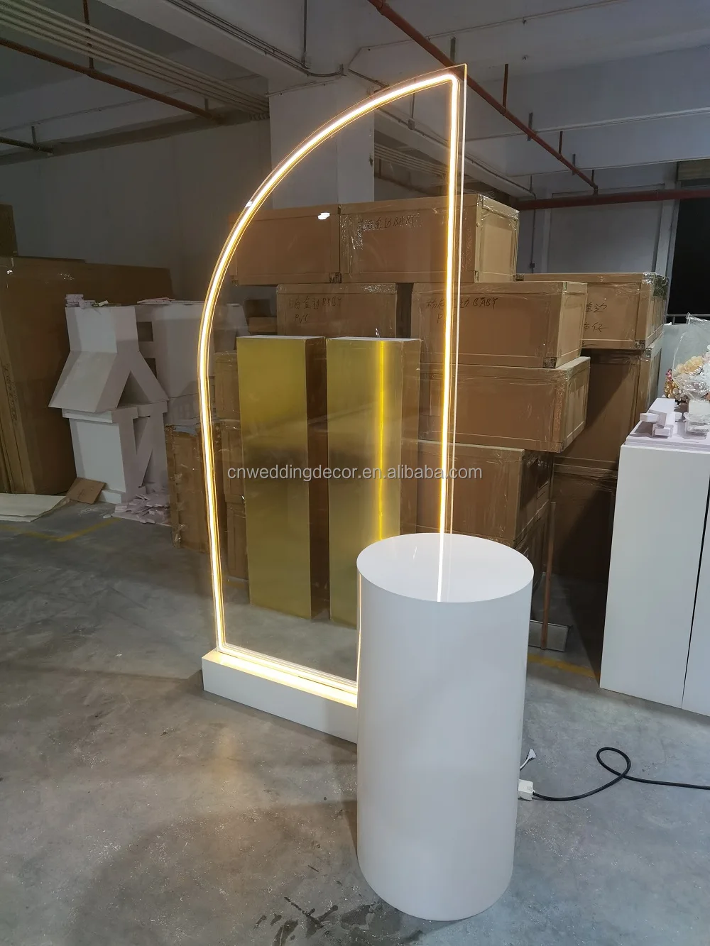 Velvet Backdrop with LED Lights - Perfect for Wedding Decor