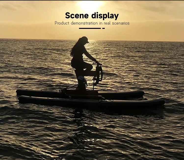 Zebec Inflatable Floating Water Bike Pedal Boats for Sale