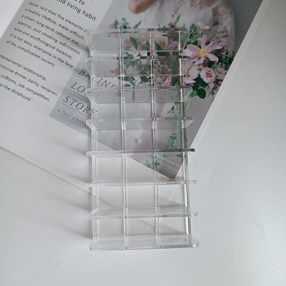 Wholesale Transparent 7-Slot Desk Organizer - Y&G Cash Holder