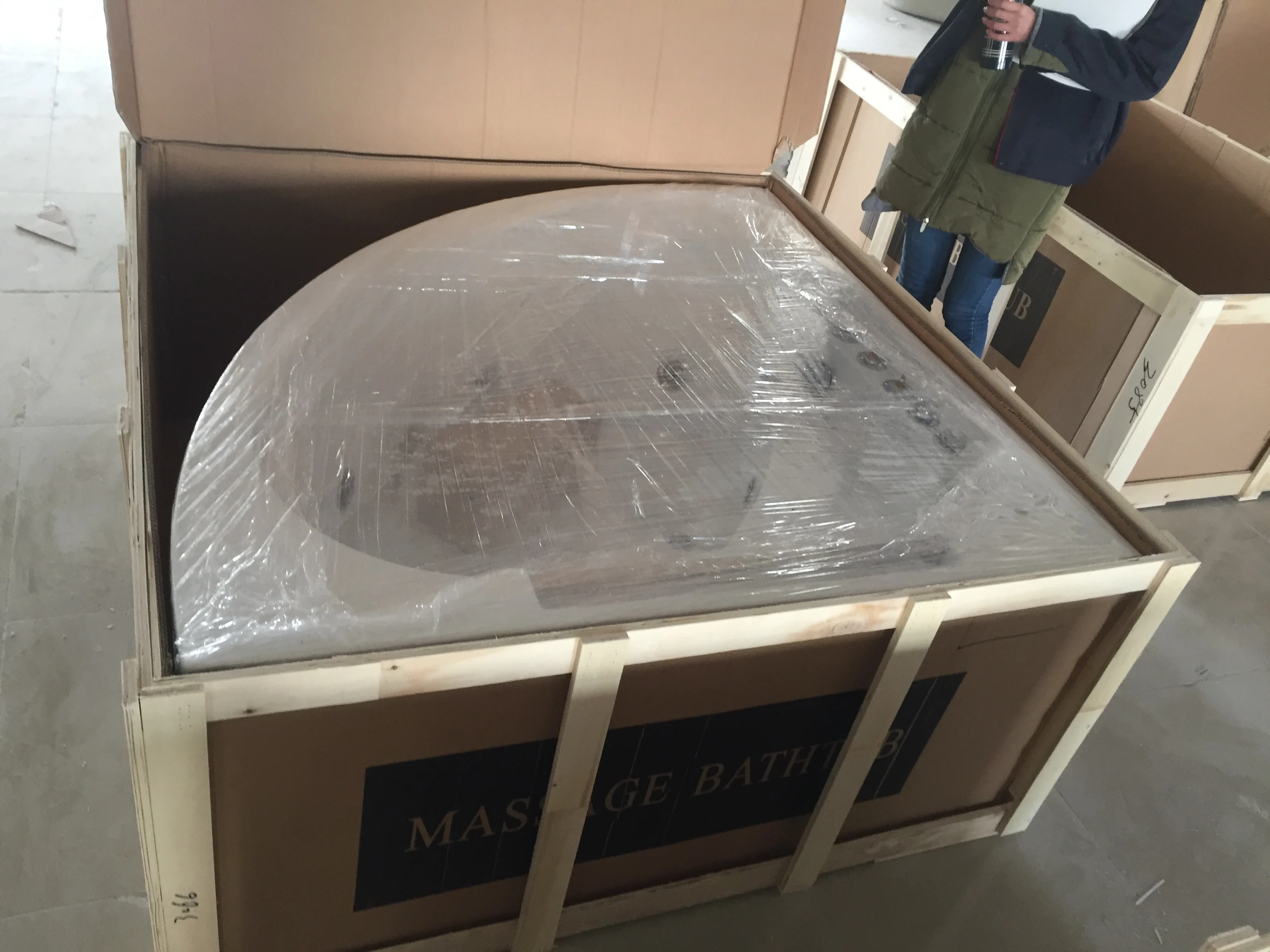 New Hot Indoor Triangle Whirlpool Massage Spa Bath Tubs Bathtubs With ...