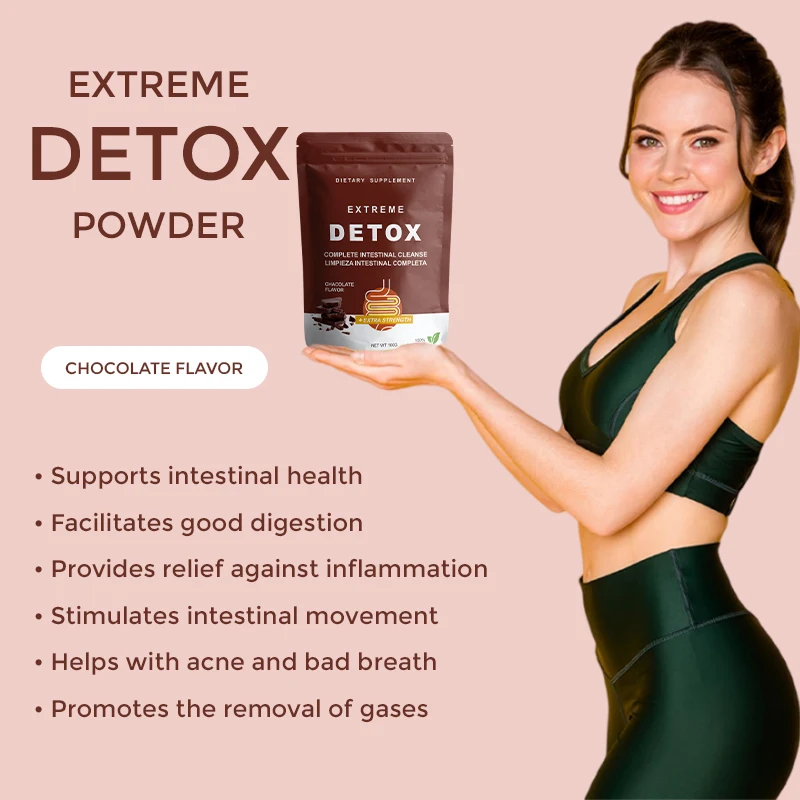 Natural Chocolate Flavor Extreme Detox Powder Private Label Detox Tea ...