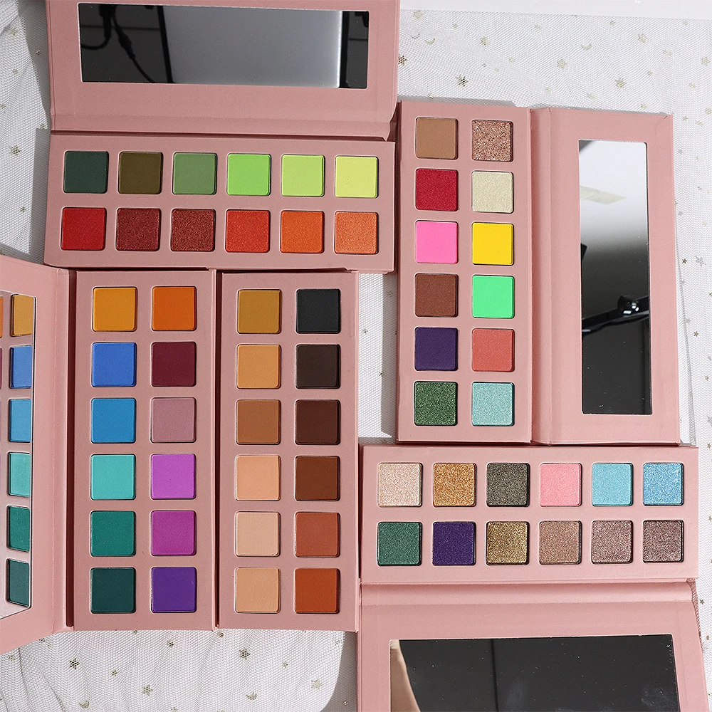 Wholesale 12 Colors Square Nude Eye Shadow Palette