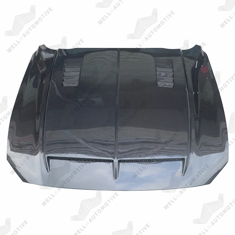 Factory Wholesale Engine Hood Cover Matt Black Full Aluminum Engine ...