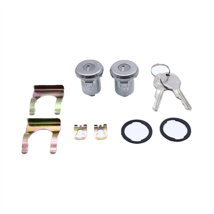 New Lockcraft Silver Door Lock Cylinder Pair for Compatible with ...